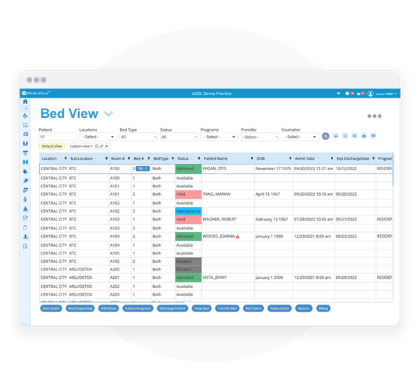 Bed Management Software | Advanced Data Systems