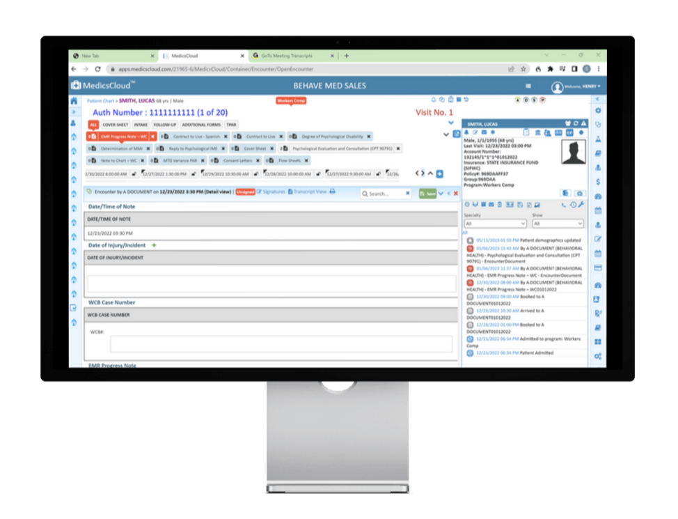EMR, Practice Management & RCM Services for Personal Injury Patients | ADS