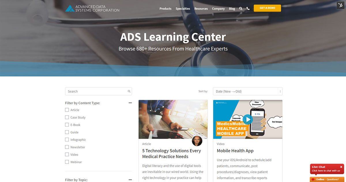 Healthcare Learning Center